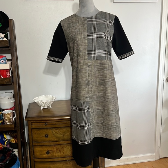 Alice + Olivia | Dresses | Alice Olivia Grey Black Mad For Plaid Coley ...